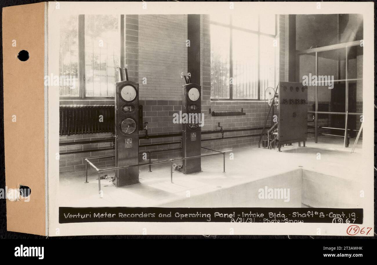 Contract No. 19, Dam and Substructure of Ware River Intake Works at ...