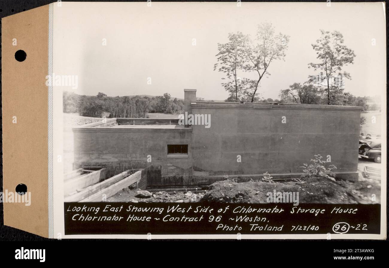 Contract No. 96, Chlorine Storage House and Equipment and Chlorinating ...