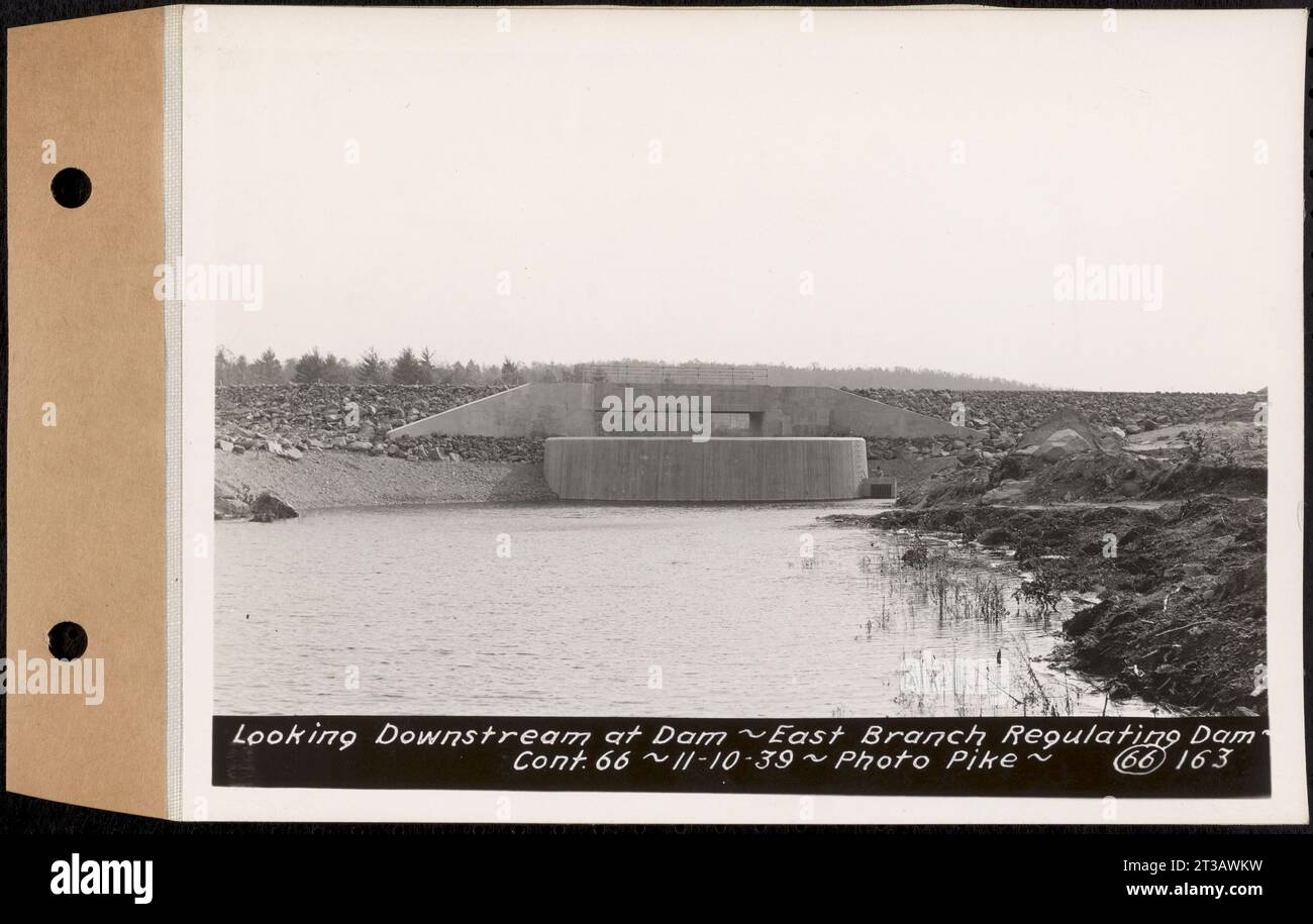 Contract No. 66, Regulating Dams, Middle Branch (New Salem), and East ...