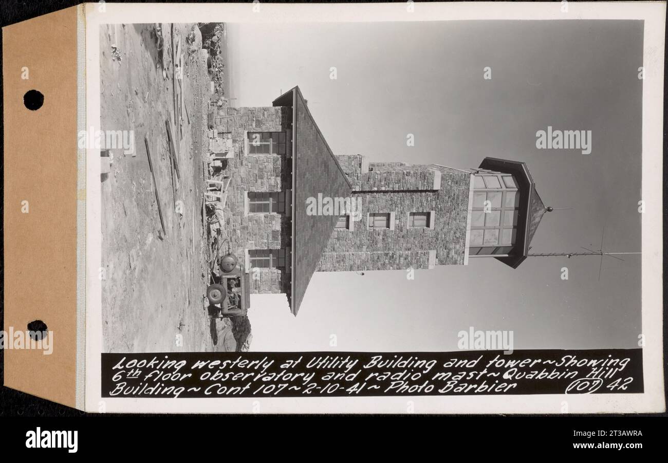 Quabbin tower hi-res stock photography and images - Alamy