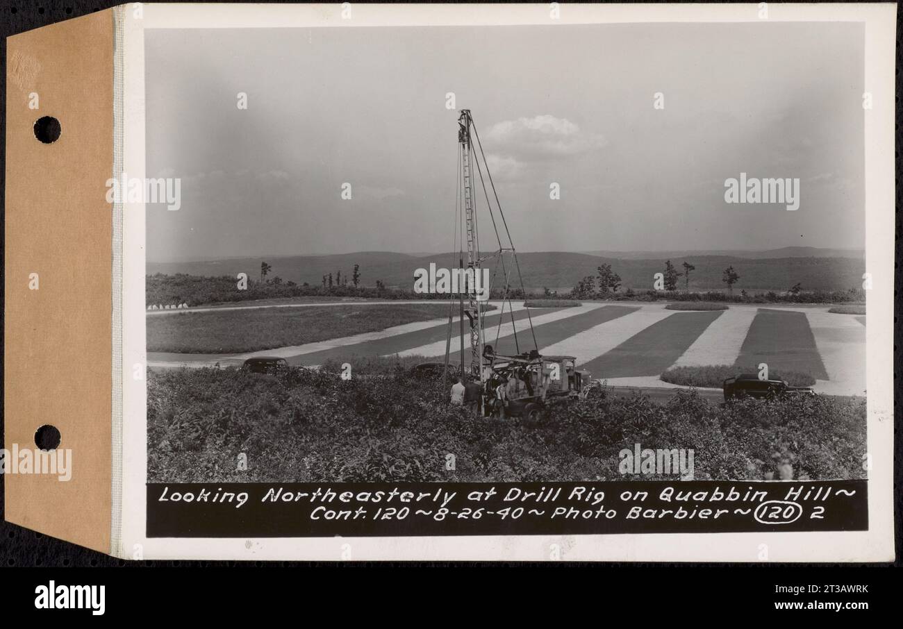 Contract No. 120, Drilling a Well for Water Supply for Quabbin Hill ...