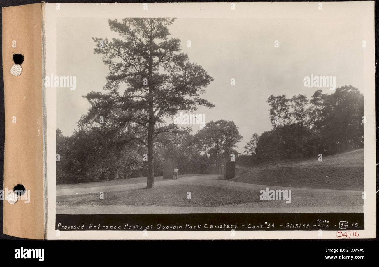 Contract No. 34, Driveways of New Cemetery Development, Ware, proposed ...