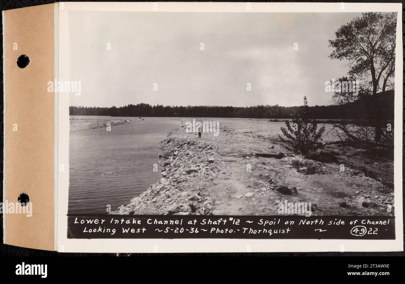 Contract No. 49, Excavating Diversion Channels, Site of Quabbin ...