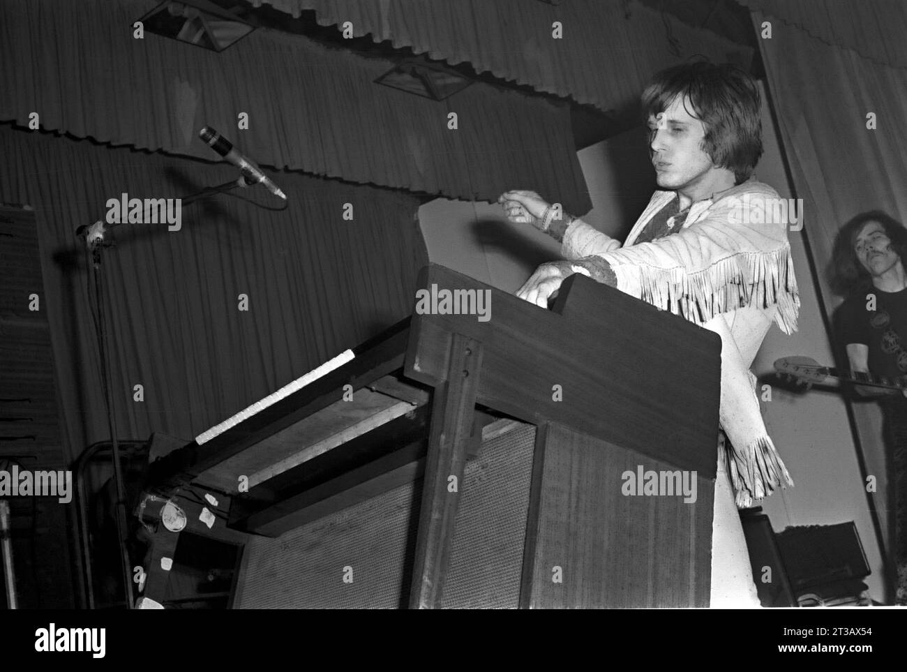 Keith Emerson of The Nice playing on stage at the Winter Gardens ...