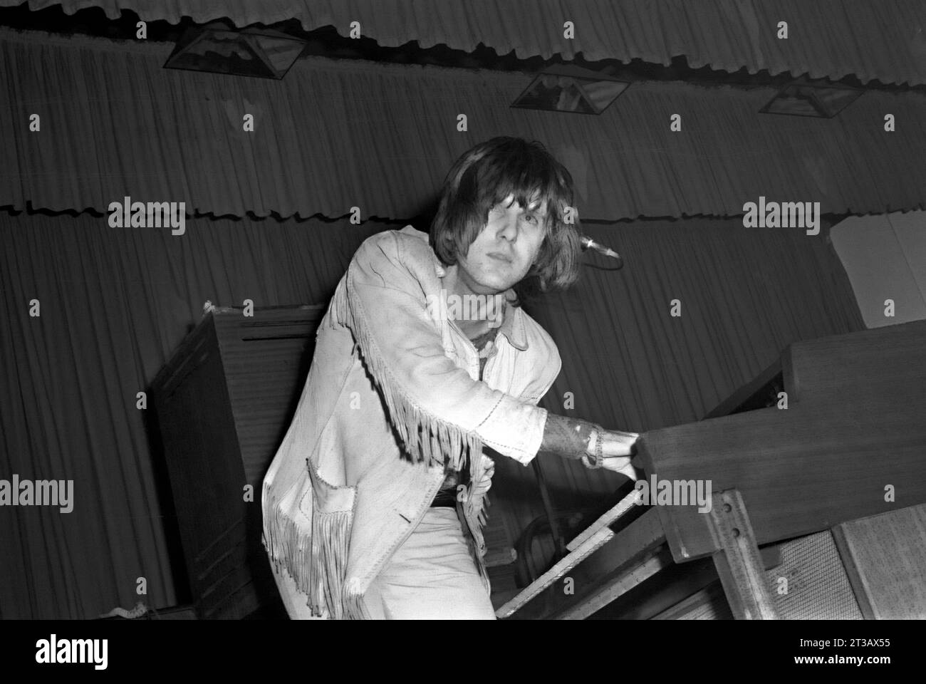 Keith Emerson of The Nice playing on stage at the Winter Gardens ...