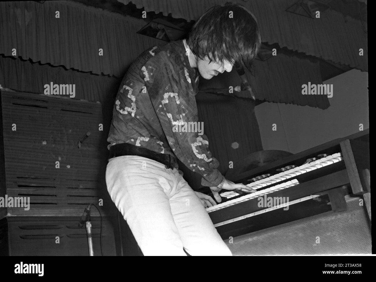 Keith Emerson of The Nice playing on stage at the Winter Gardens ...