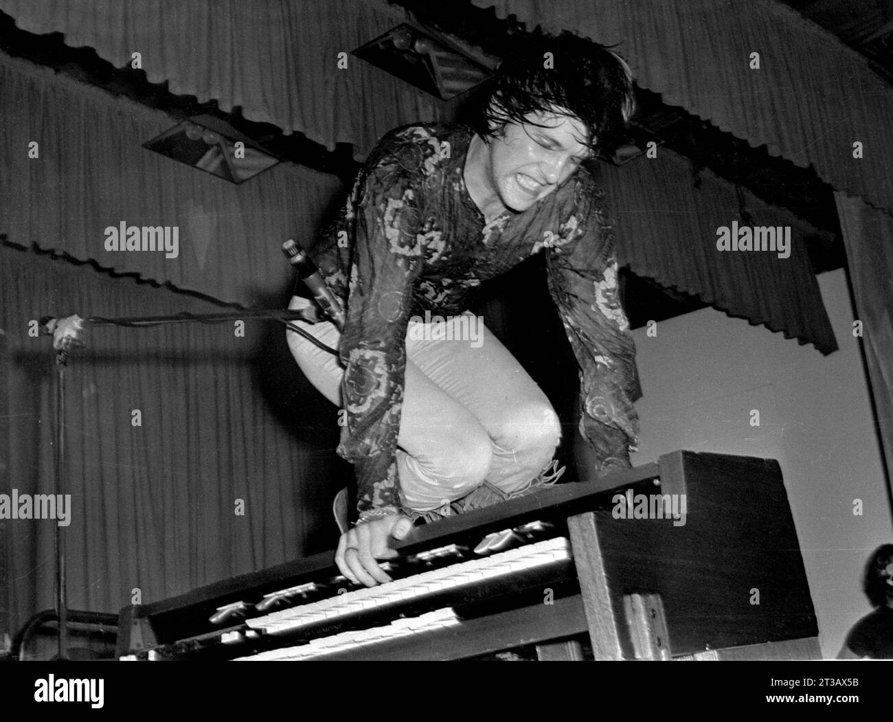 Keith Emerson of The Nice playing on stage at the Winter Gardens ...