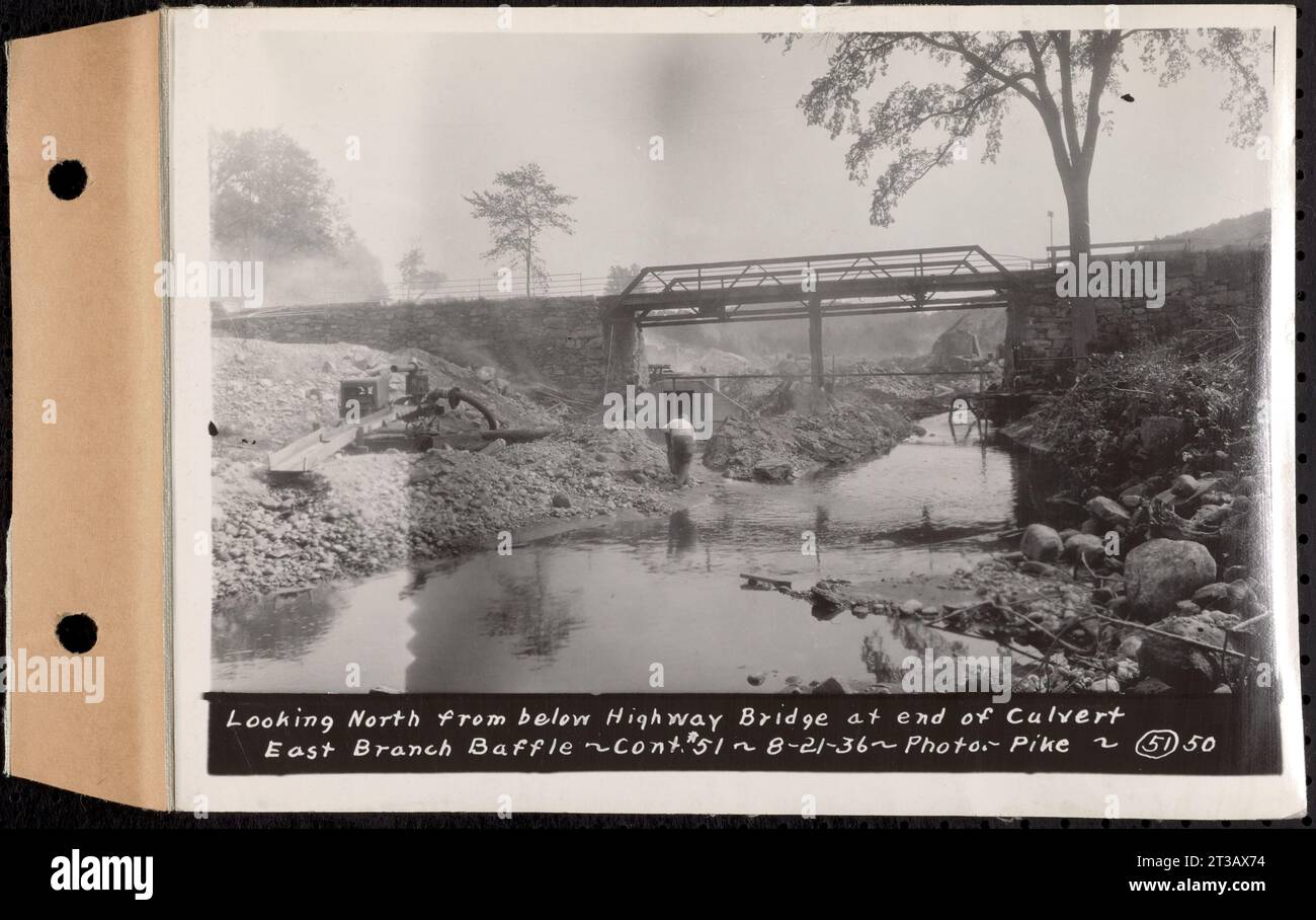 Contract No. 51, East Branch Baffle, Site of Quabbin Reservoir ...
