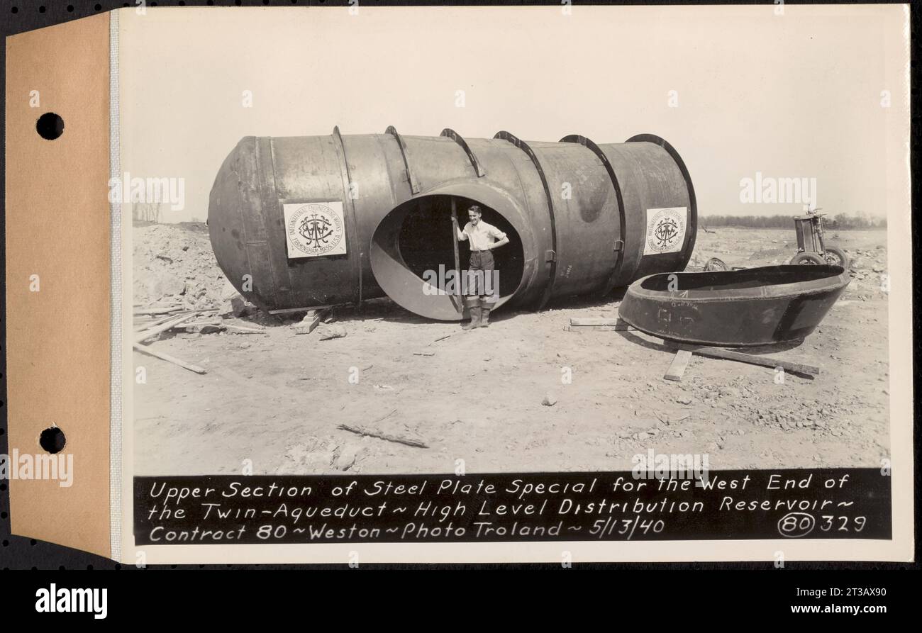 Contract No. 80, High Level Distribution Reservoir, Weston, upper ...