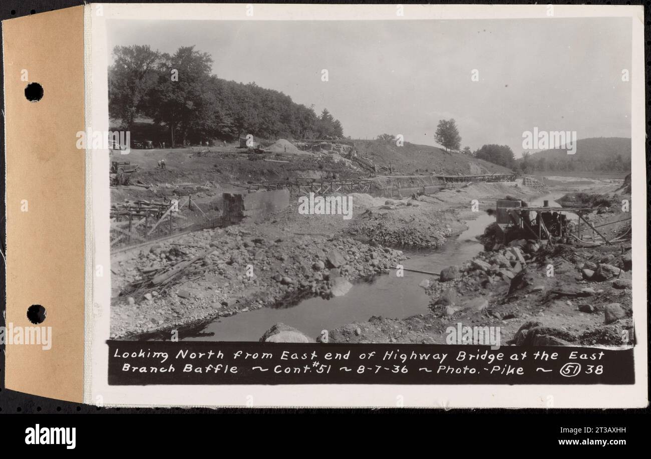 Contract No. 51, East Branch Baffle, Site of Quabbin Reservoir ...