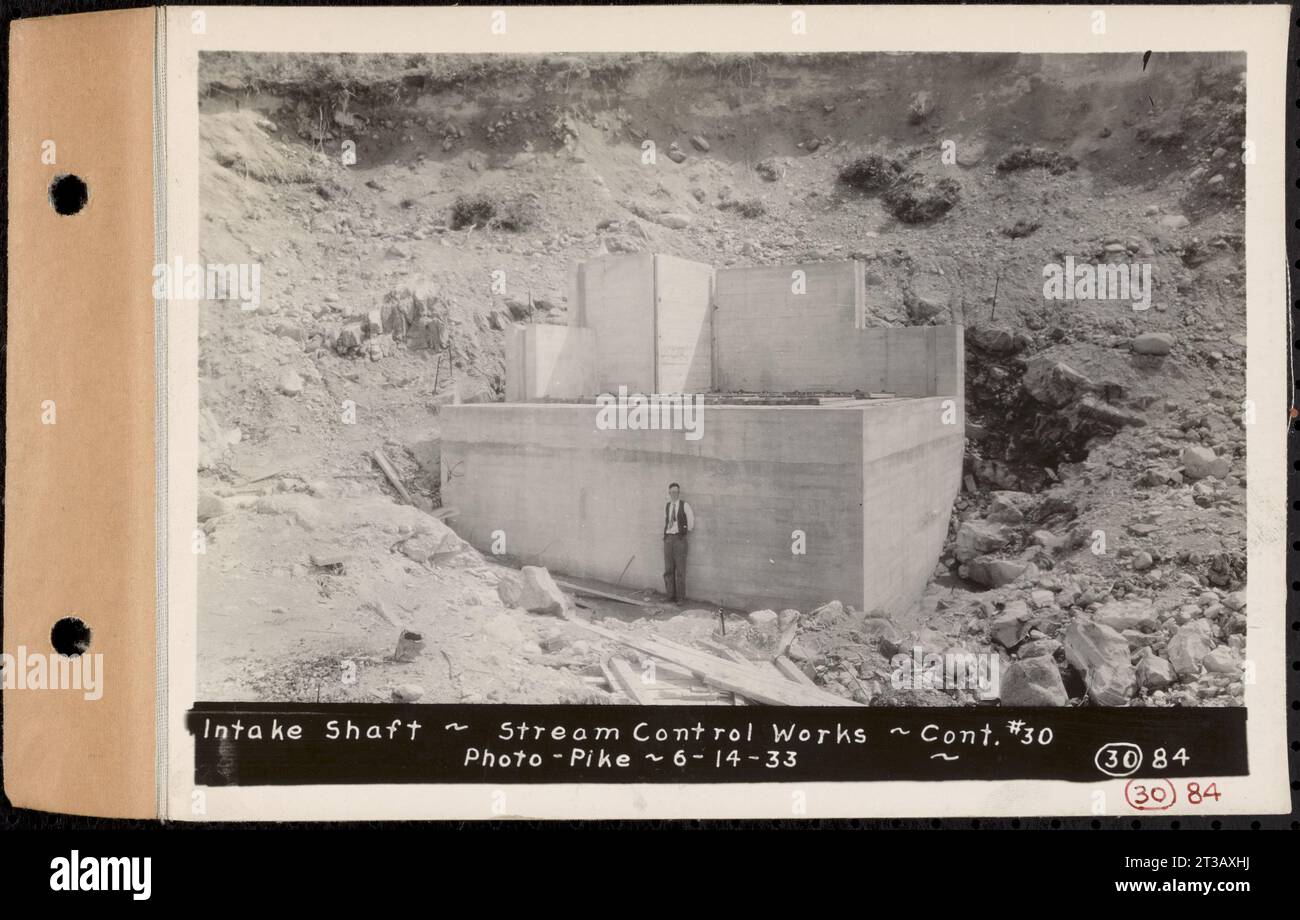 Contract No. 30, Stream Control Works at Main Dam, Swift River ...