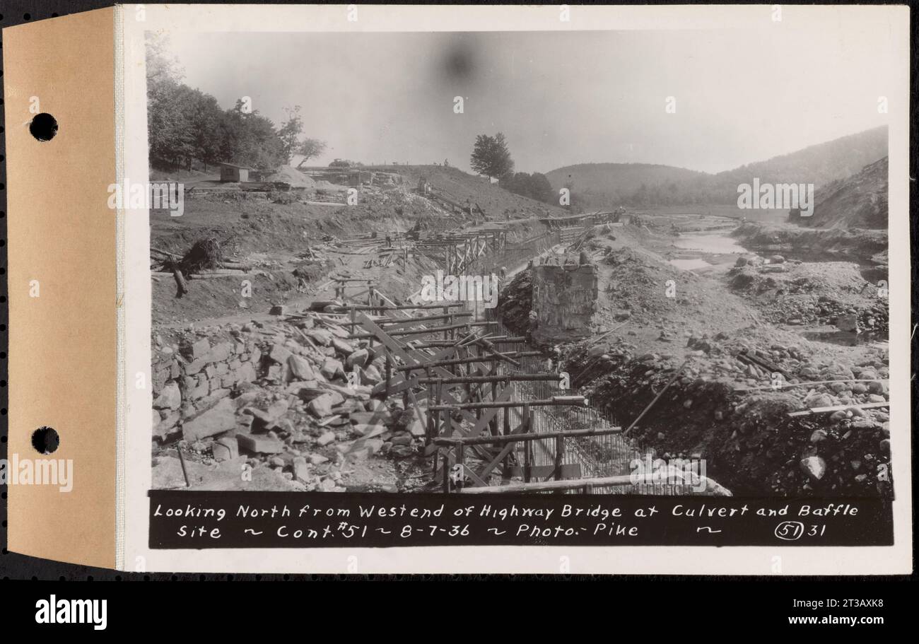 Contract No. 51, East Branch Baffle, Site of Quabbin Reservoir ...