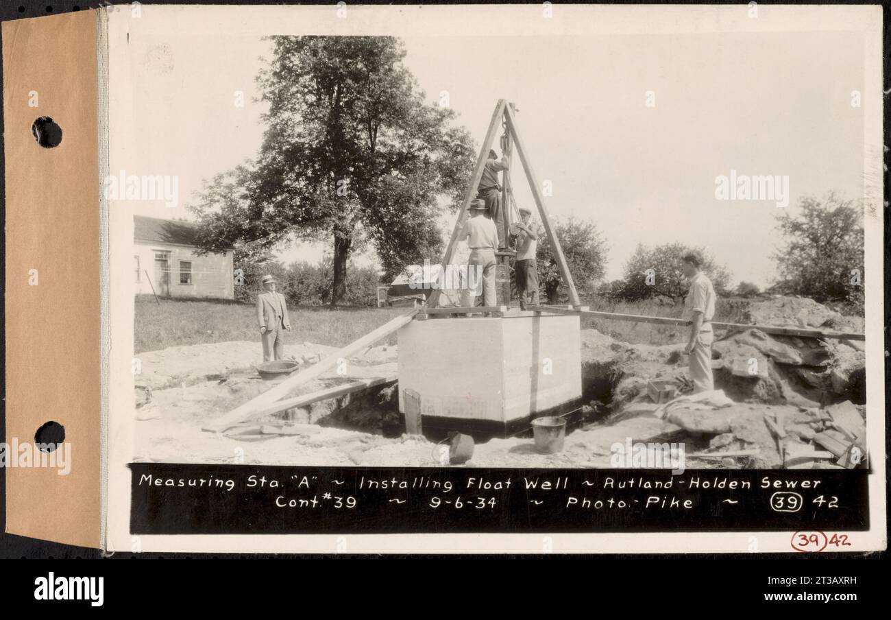 Contract No. 39, Trunk Line Sewer, Rutland, Holden, measuring station ...