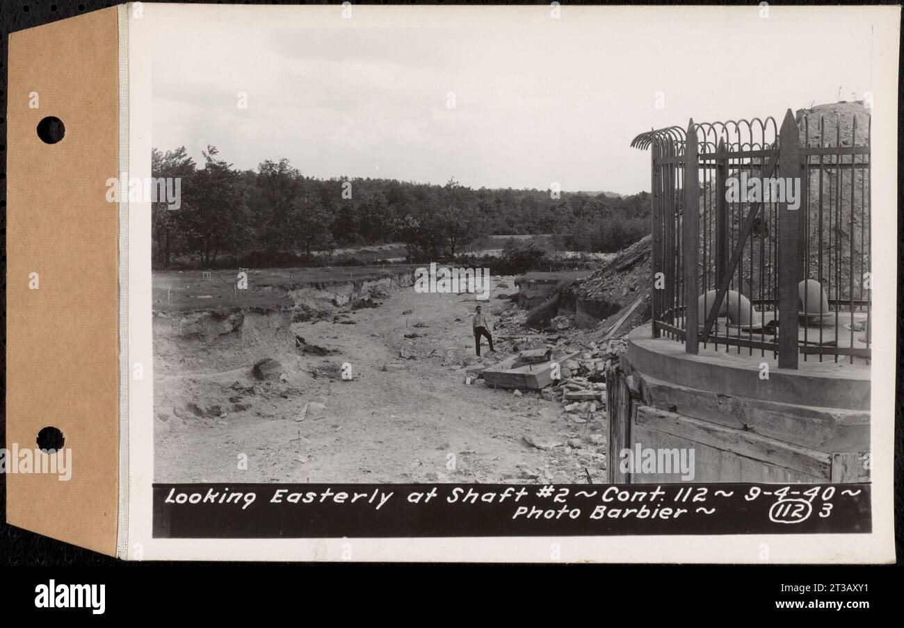 Contract No. 112, Spillway at Shaft 2 of Quabbin Aqueduct, Holden ...