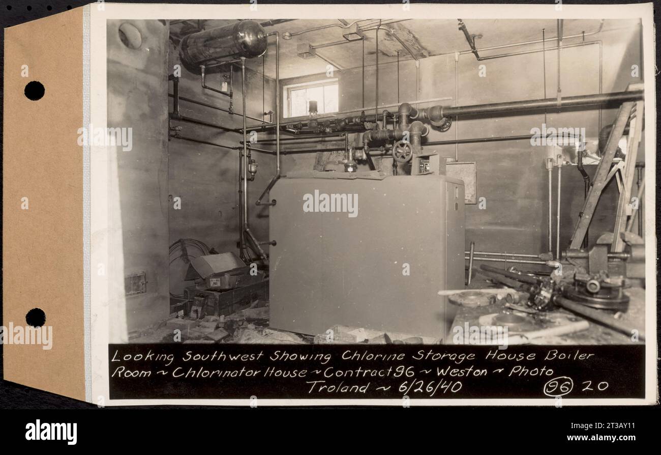 Contract No. 96, Chlorine Storage House and Equipment and Chlorinating ...