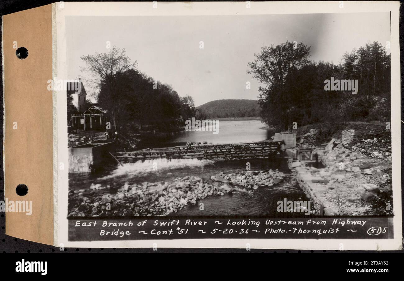 Contract No. 51, East Branch Baffle, Site of Quabbin Reservoir ...