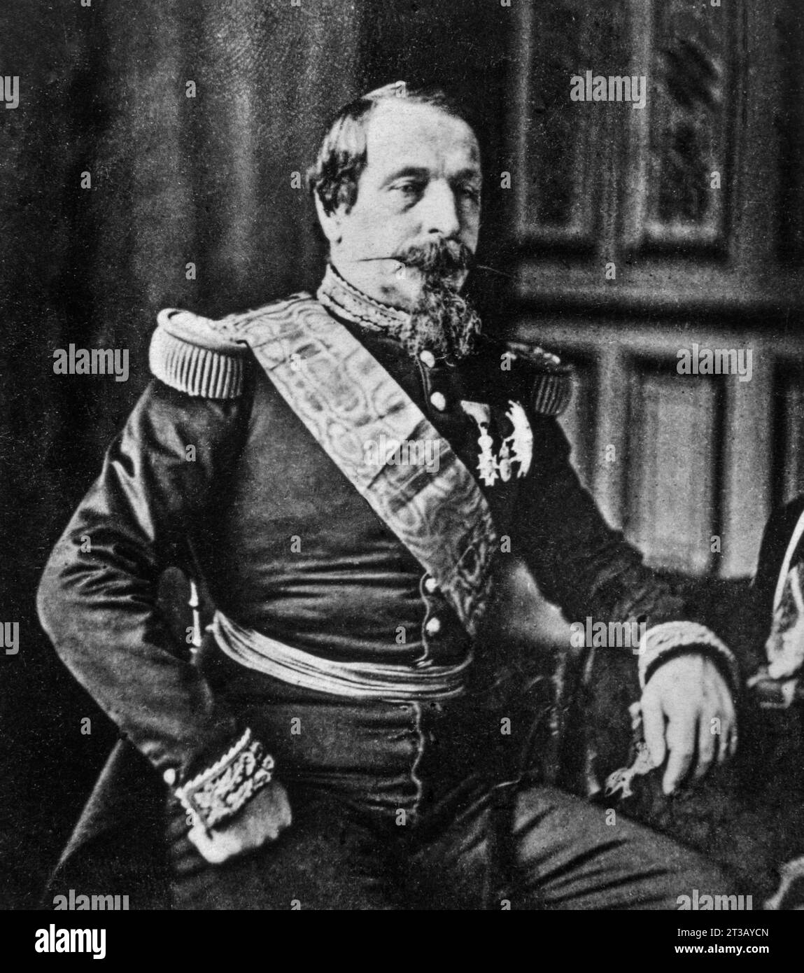 Photography , Portrait of the french emperor Napoleon 3 ( 1808 - 1873 ...