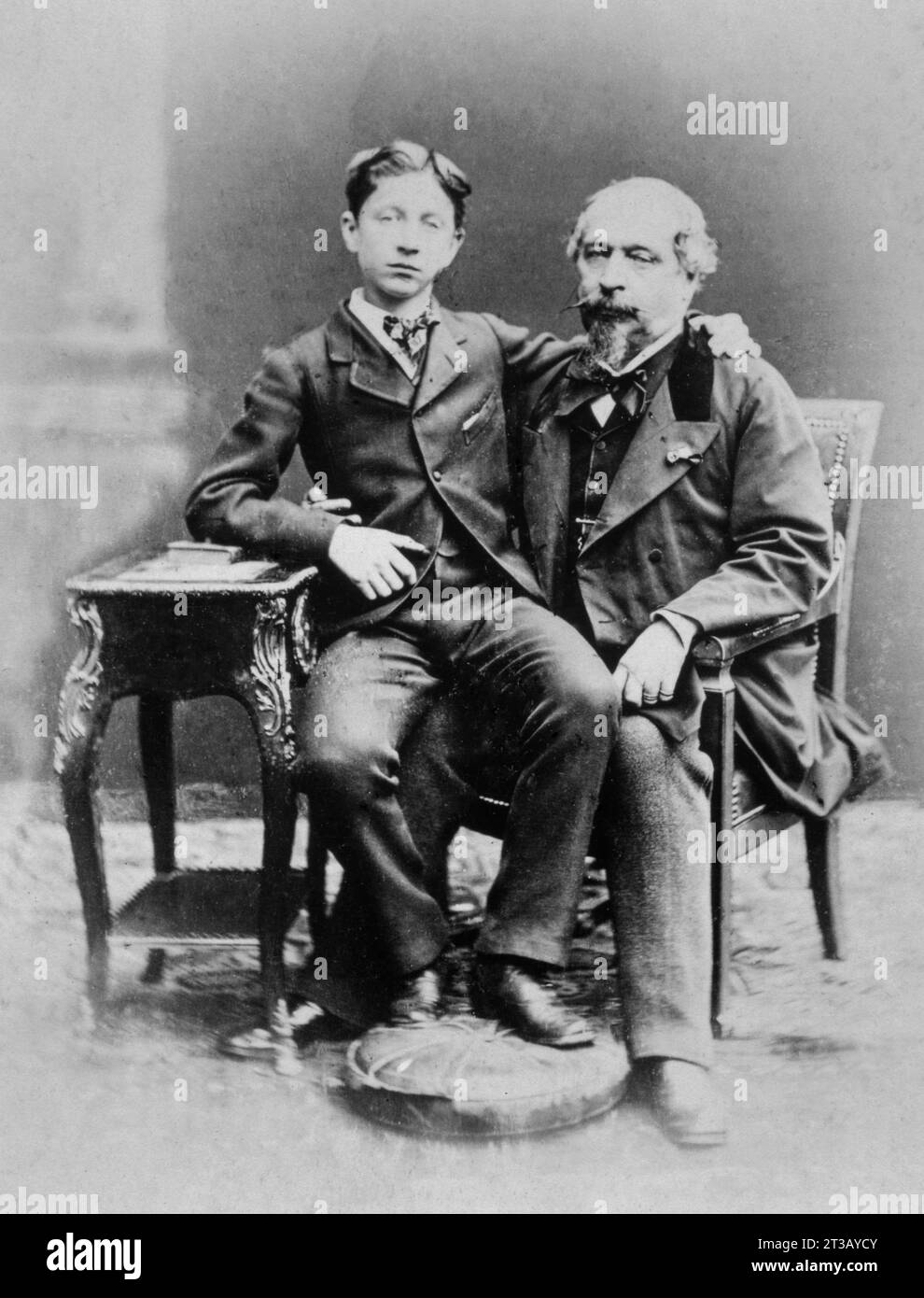 Photography , Portrait of the french emperor Napoleon 3 ( 1808 - 1873 ...