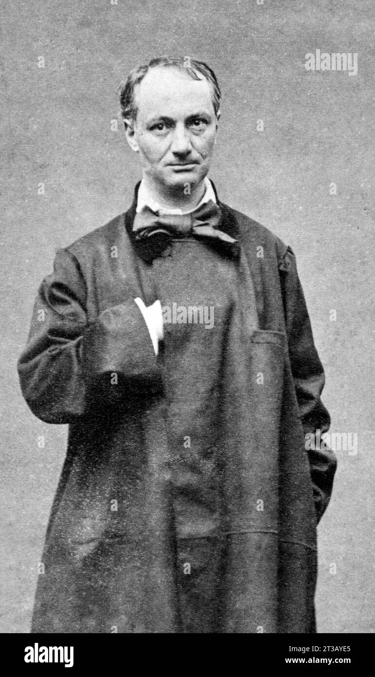Photography , Portrait of thr French poet Charles Baudelaire ( 1821 ...