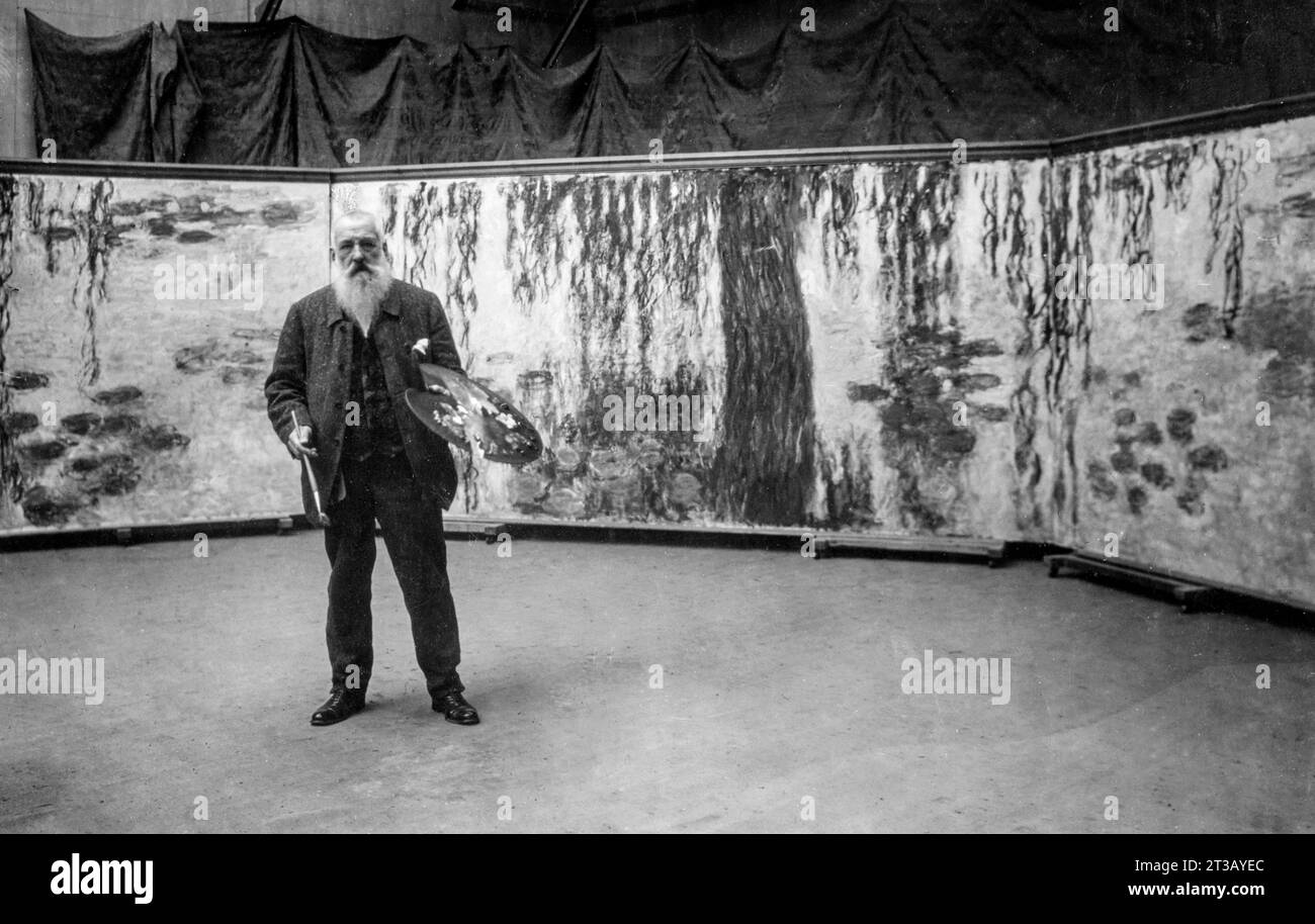 Photography , Portrait of Claude Monet (1840 - 1926) at his home in ...