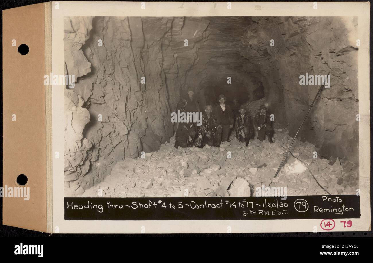 Contract No. 14, East Portion, Wachusett-Coldbrook Tunnel, West ...