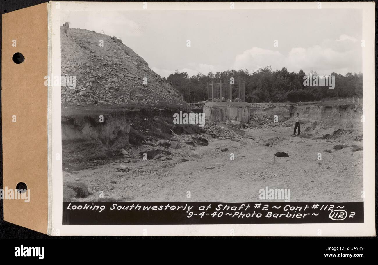 Contract No. 112, Spillway at Shaft 2 of Quabbin Aqueduct, Holden ...