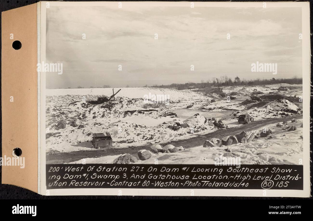 Contract No. 80, High Level Distribution Reservoir, Weston, 200 feet ...