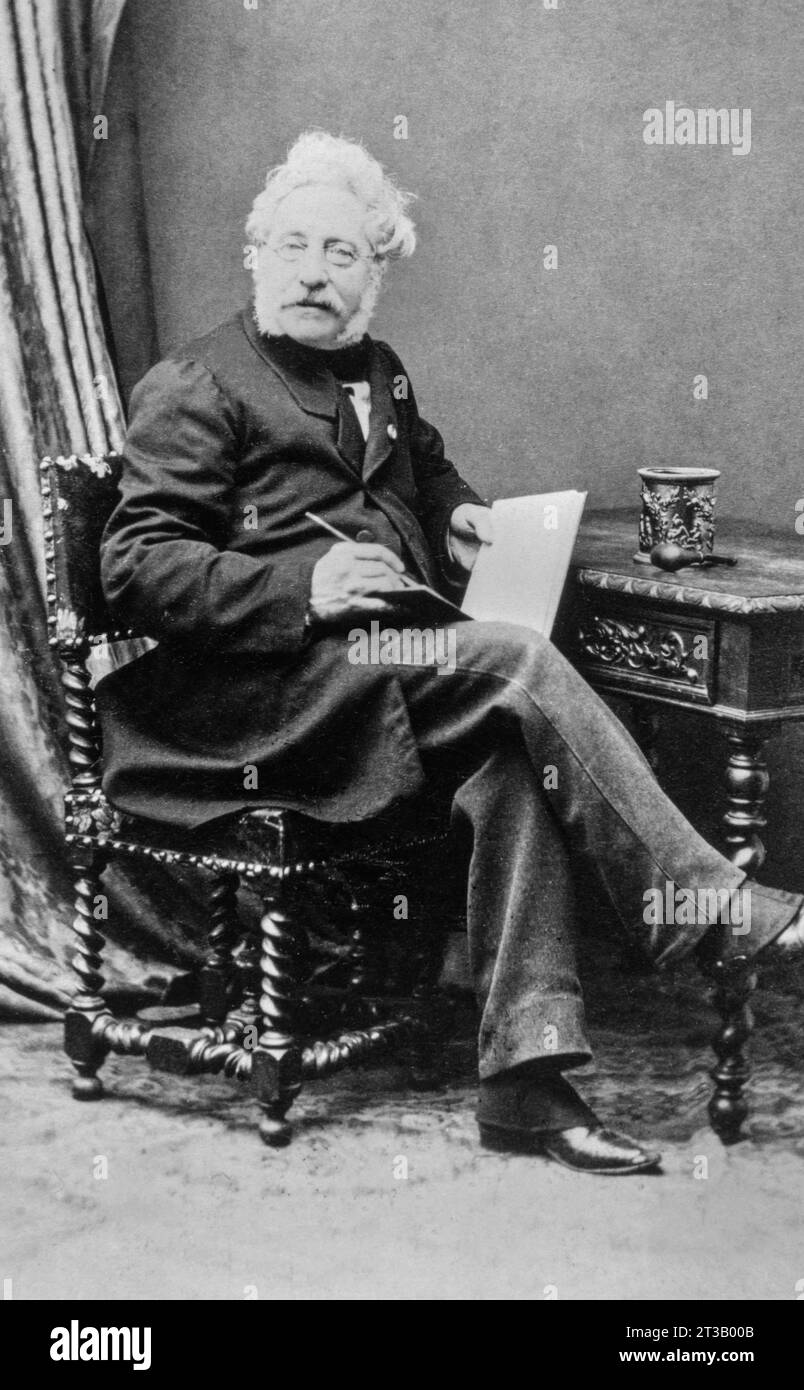 Portrait of Hippolyte Bellanger (1800 - 1866). French painter ...