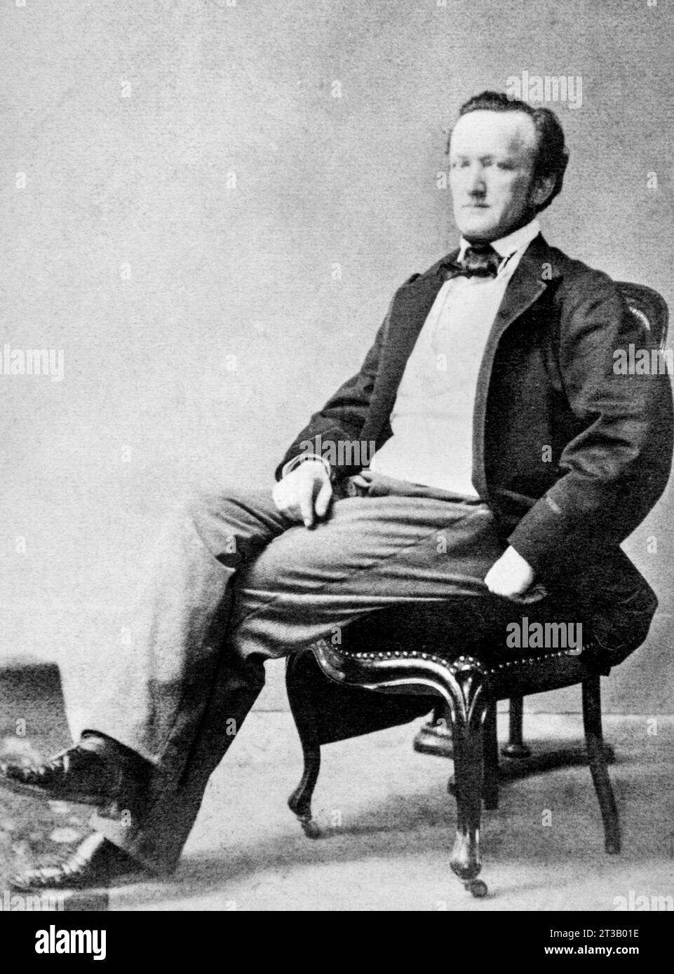 Portrait of the composer Richard Wagner (1813 - 1883). German composer ...