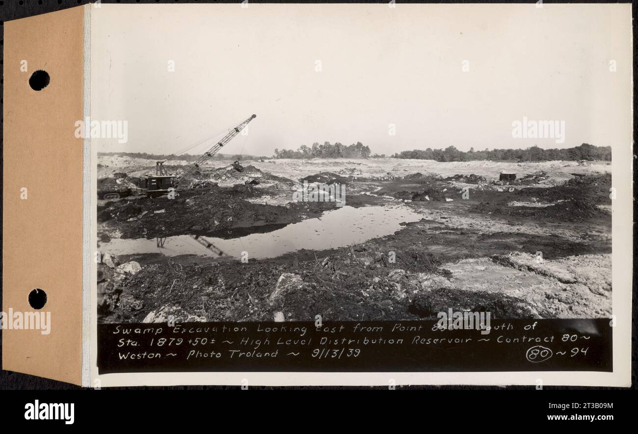 Contract No. 80, High Level Distribution Reservoir, Weston, swamp ...