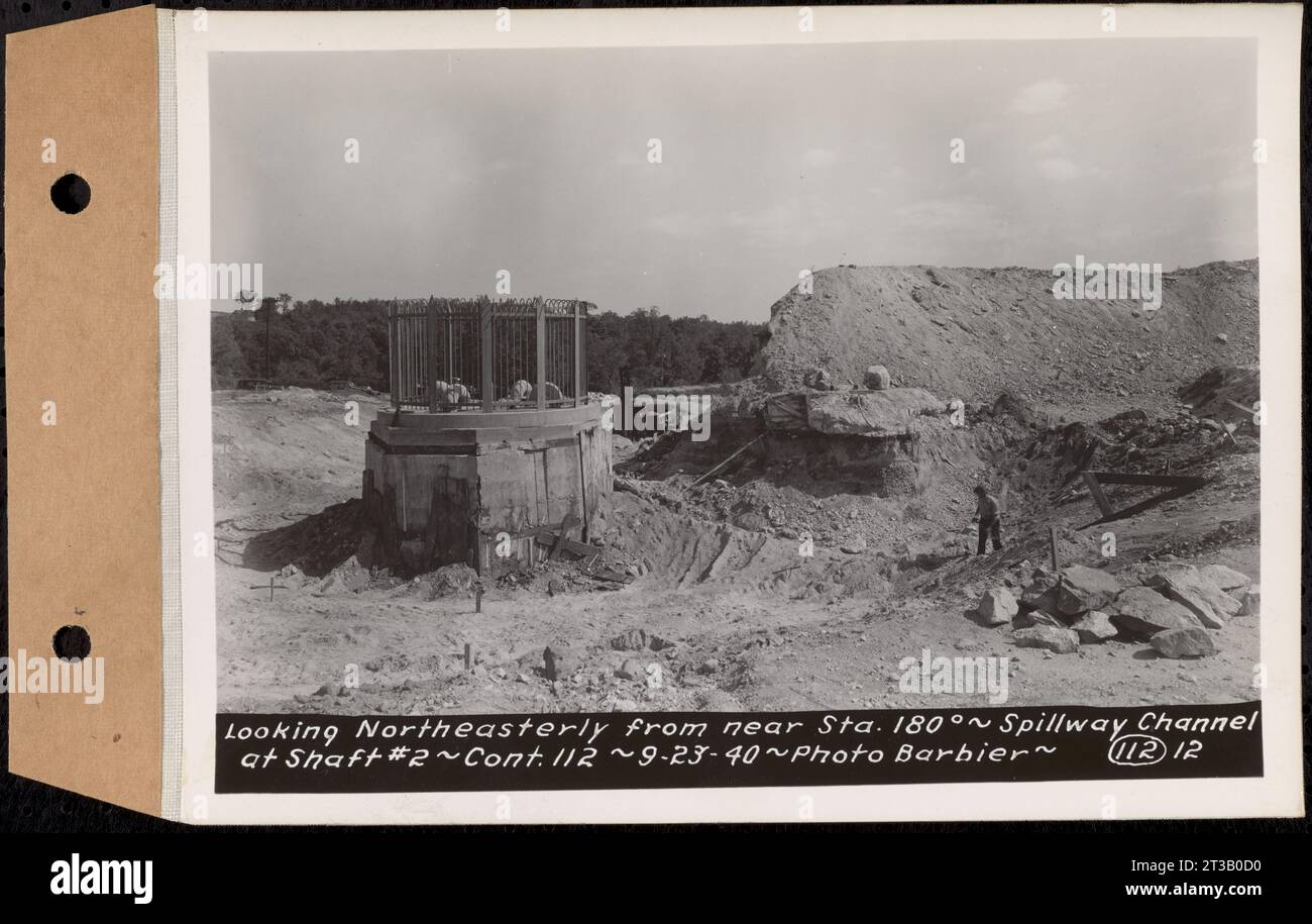 Contract No. 112, Spillway at Shaft 2 of Quabbin Aqueduct, Holden ...
