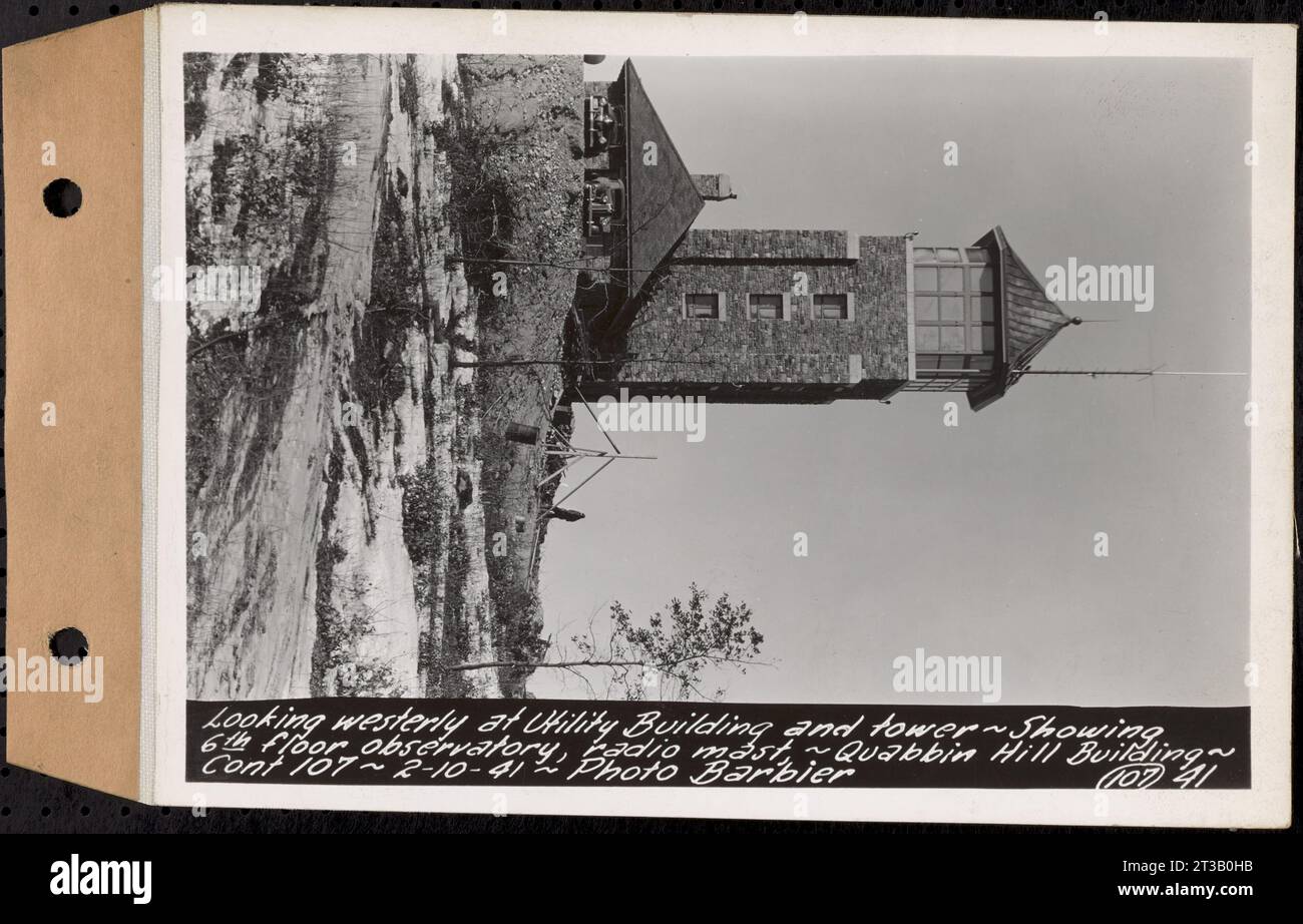 Contract No. 107, Quabbin Hill Recreation Buildings and Road, Ware ...