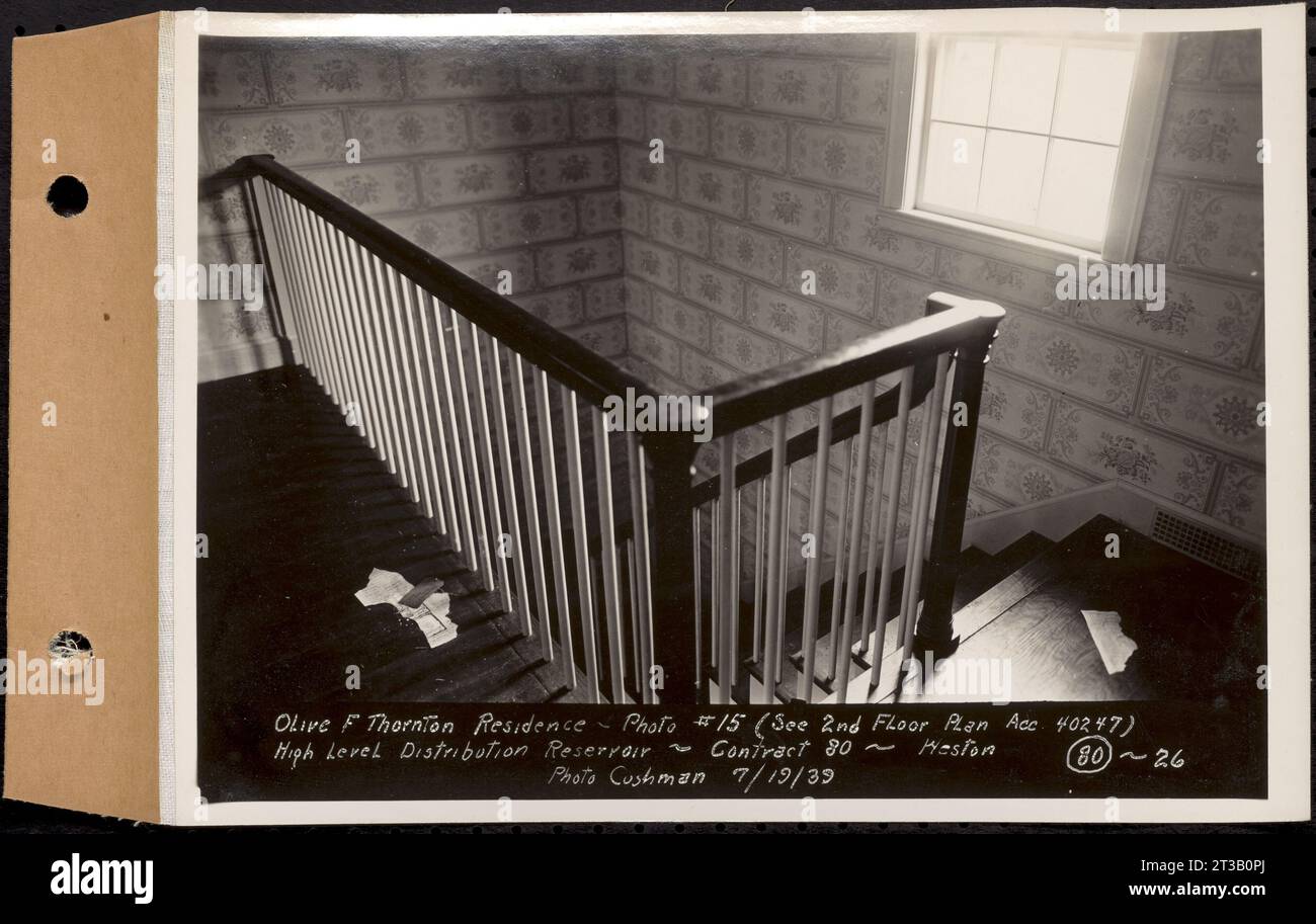 Contract No. 80, High Level Distribution Reservoir, Weston, Olive F ...