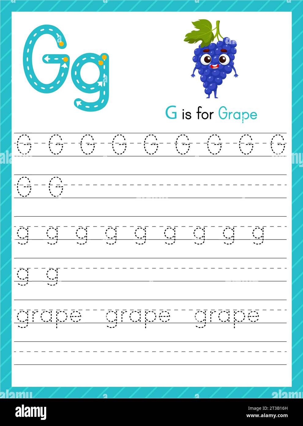 Tracing Letter G