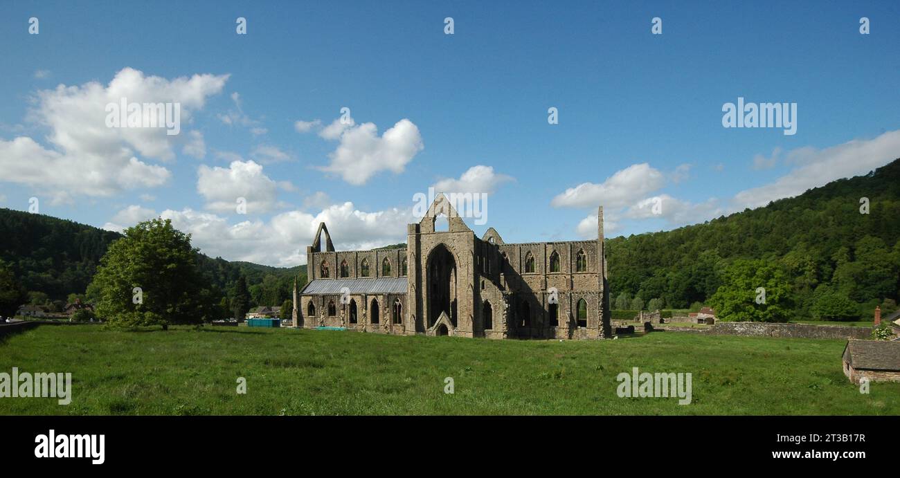 Tintern Abbey, Wye Valley, Wales, UK Stock Photo - Alamy