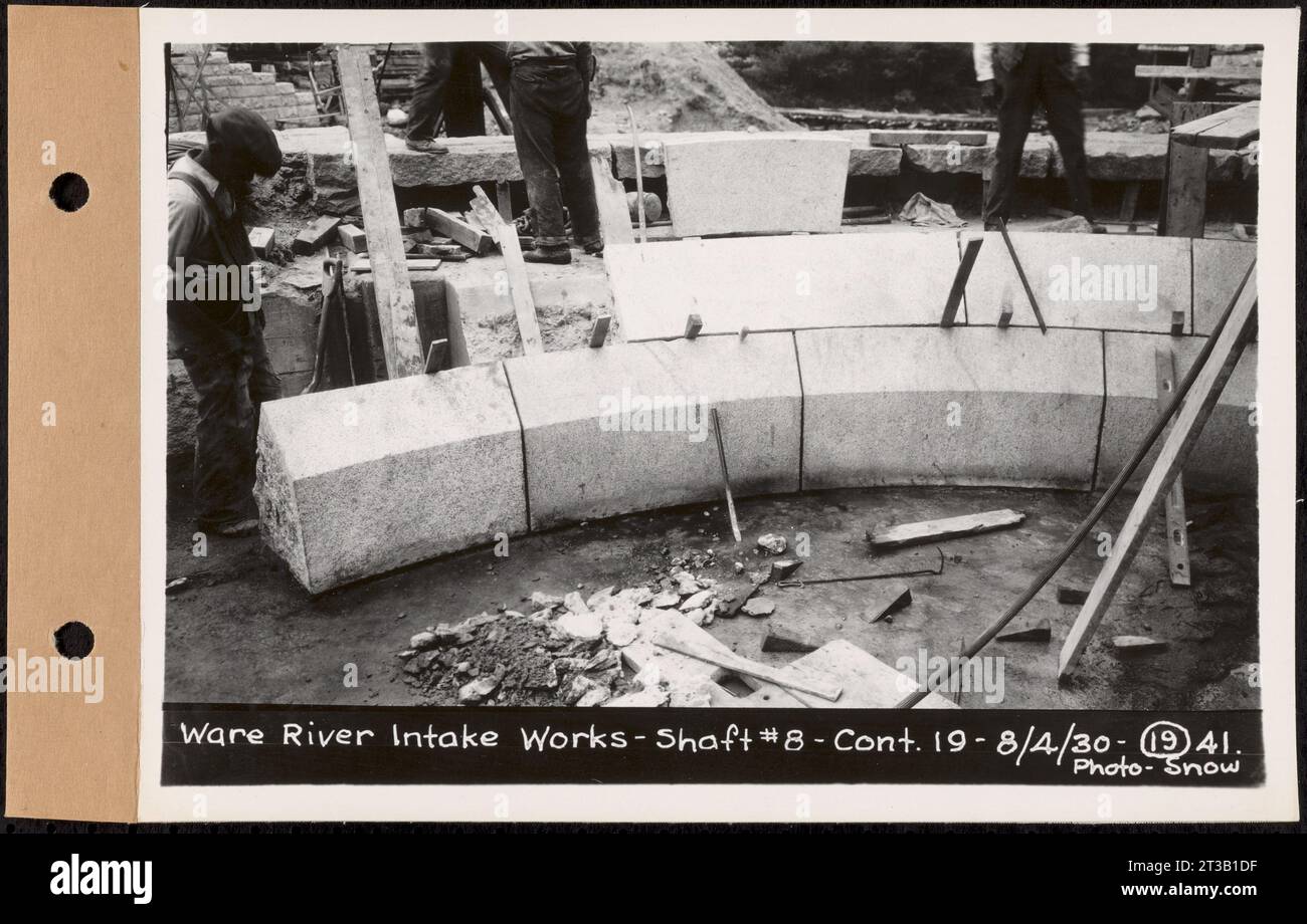 Contract No. 19, Dam and Substructure of Ware River Intake Works at ...