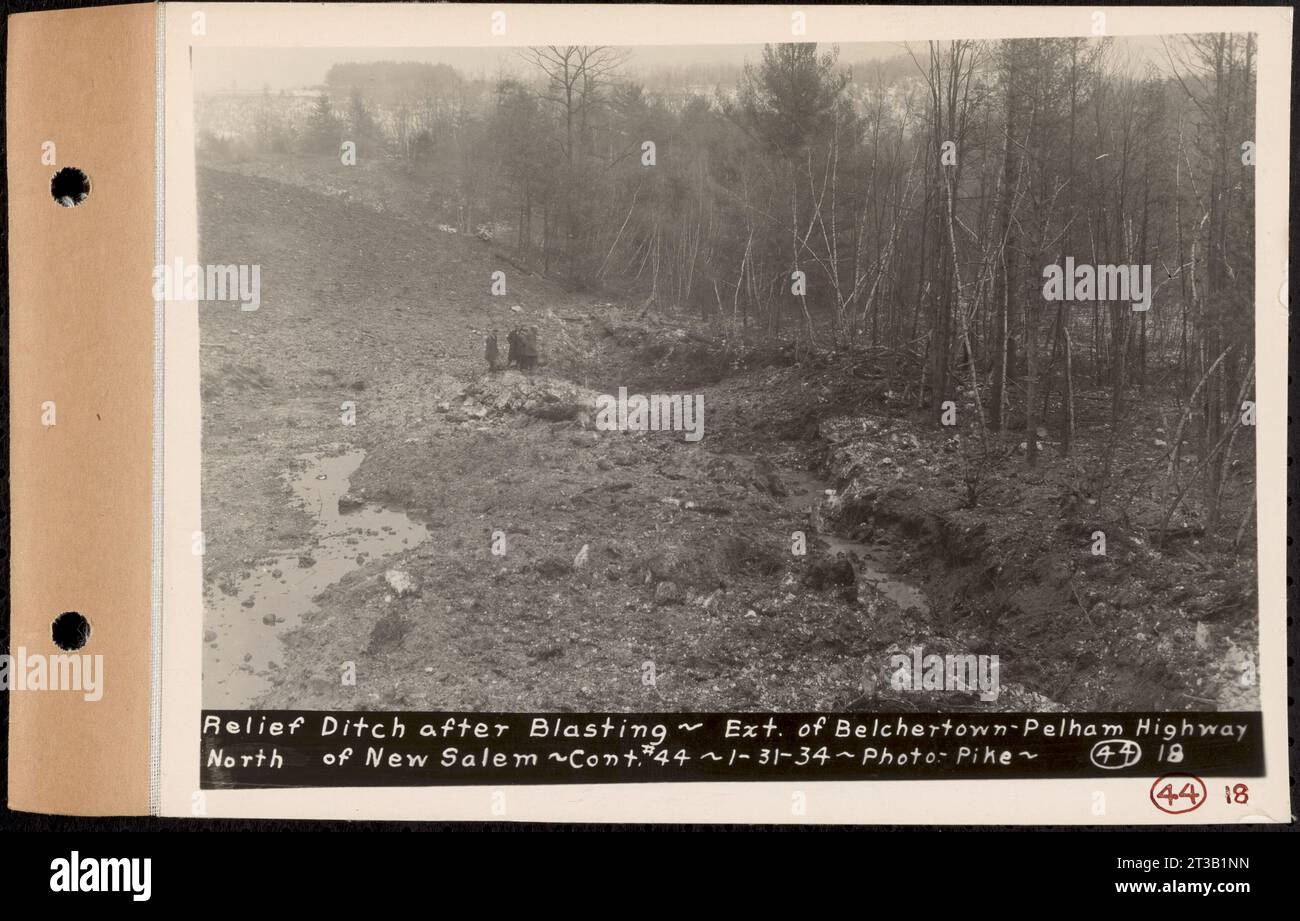 Contract No. 44, Extension of Belchertown-Pelham Highway, New Salem ...