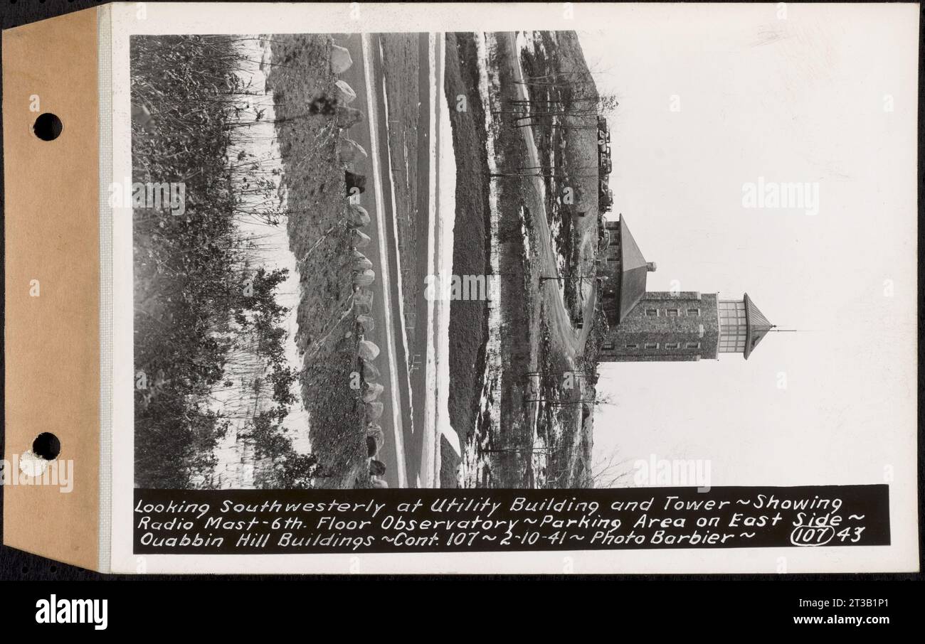 Quabbin tower hi-res stock photography and images - Alamy