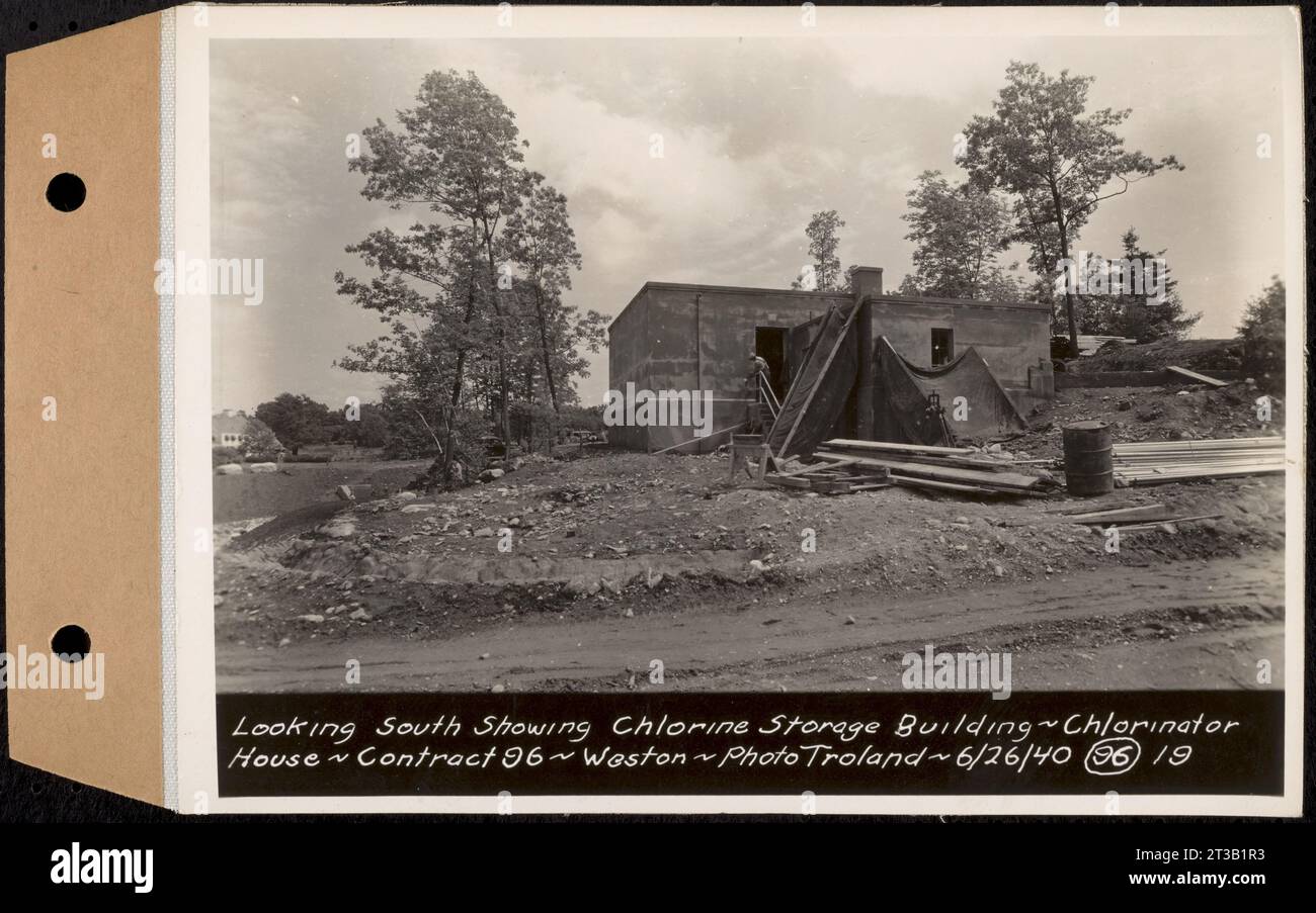 Contract No. 96, Chlorine Storage House and Equipment and Chlorinating ...