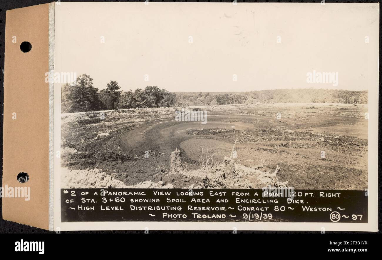 Contract No. 80, High Level Distribution Reservoir, Weston, photo no. 2 ...