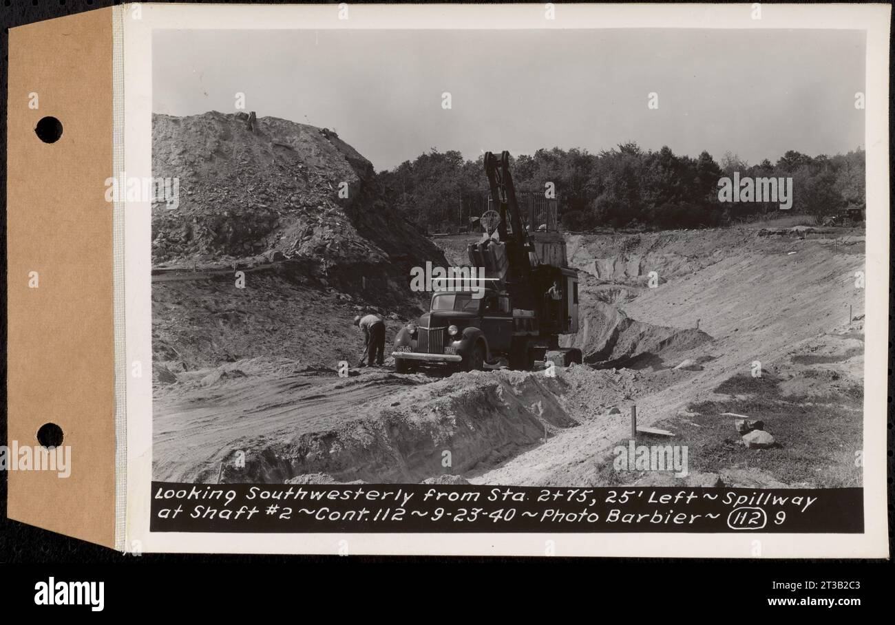Contract No. 112, Spillway at Shaft 2 of Quabbin Aqueduct, Holden ...