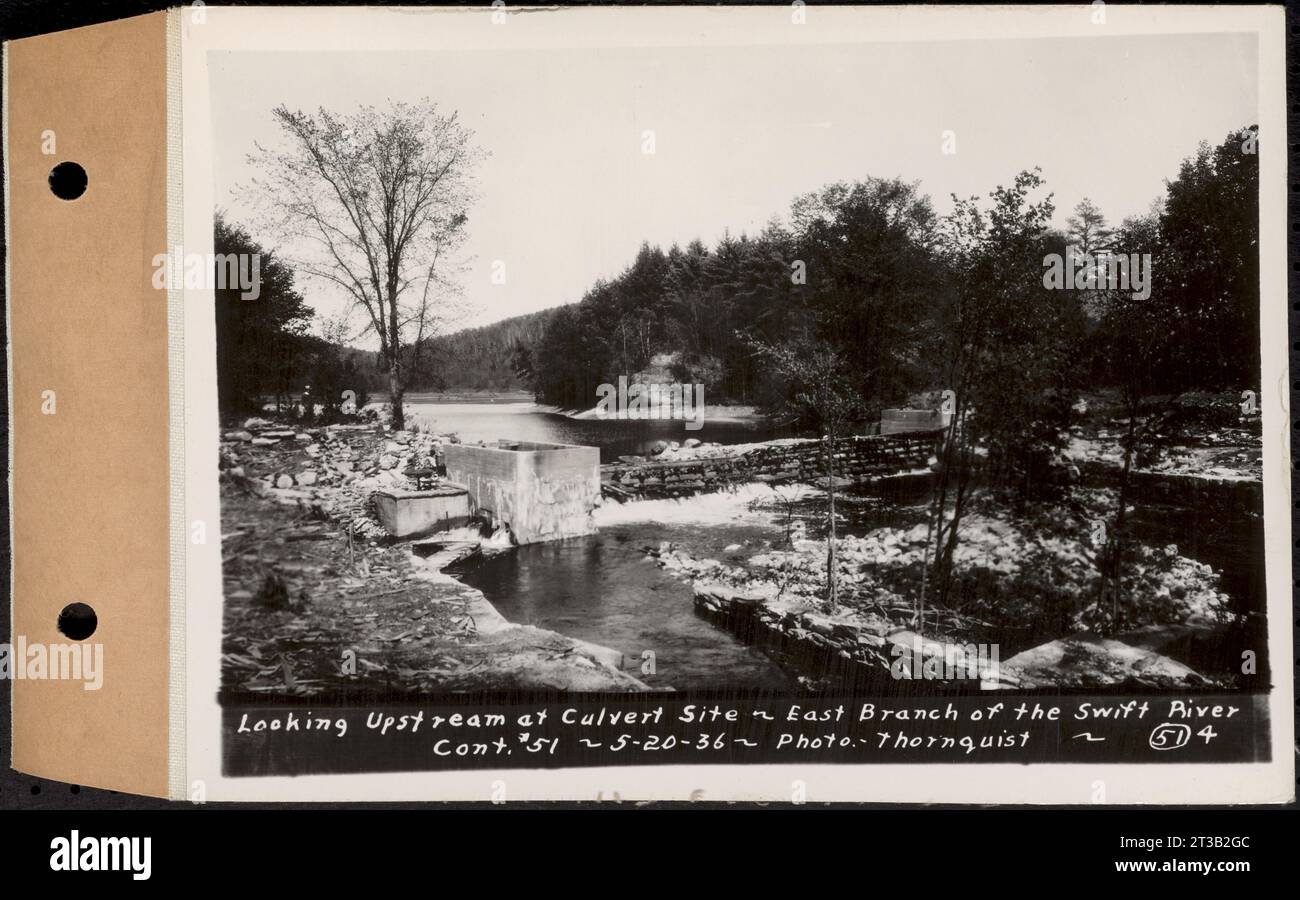 Contract No. 51, East Branch Baffle, Site of Quabbin Reservoir ...