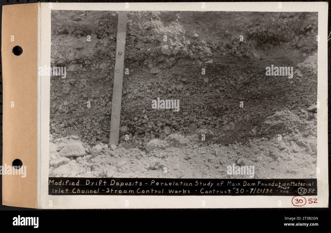 Contract No. 30, Stream Control Works at Main Dam, Swift River ...