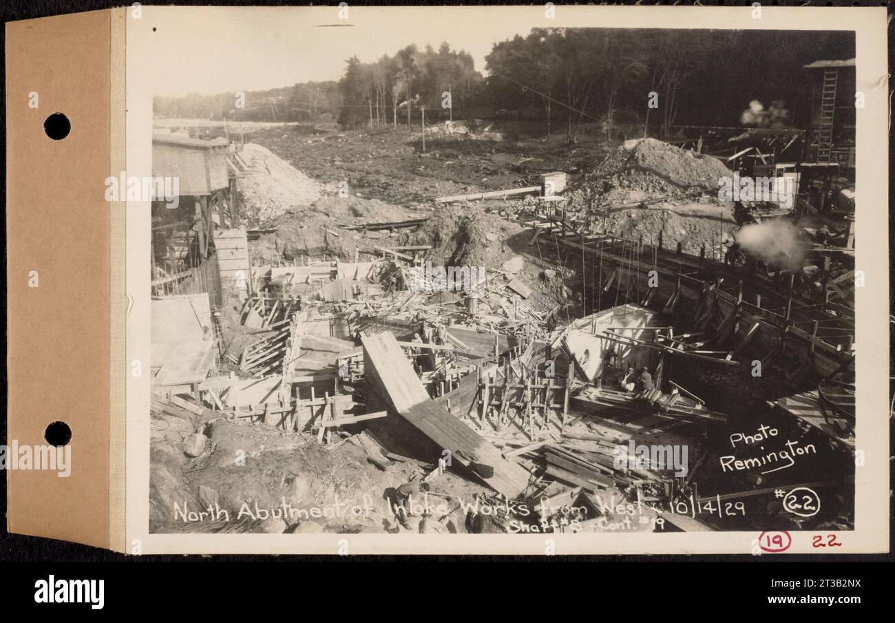 Contract No. 19, Dam and Substructure of Ware River Intake Works at ...