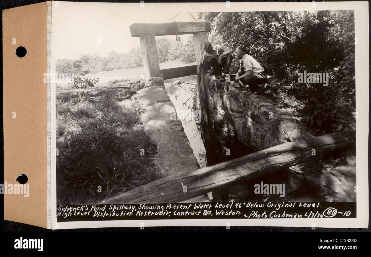 Contract No. 80, High Level Distribution Reservoir, Weston, Schenck's ...