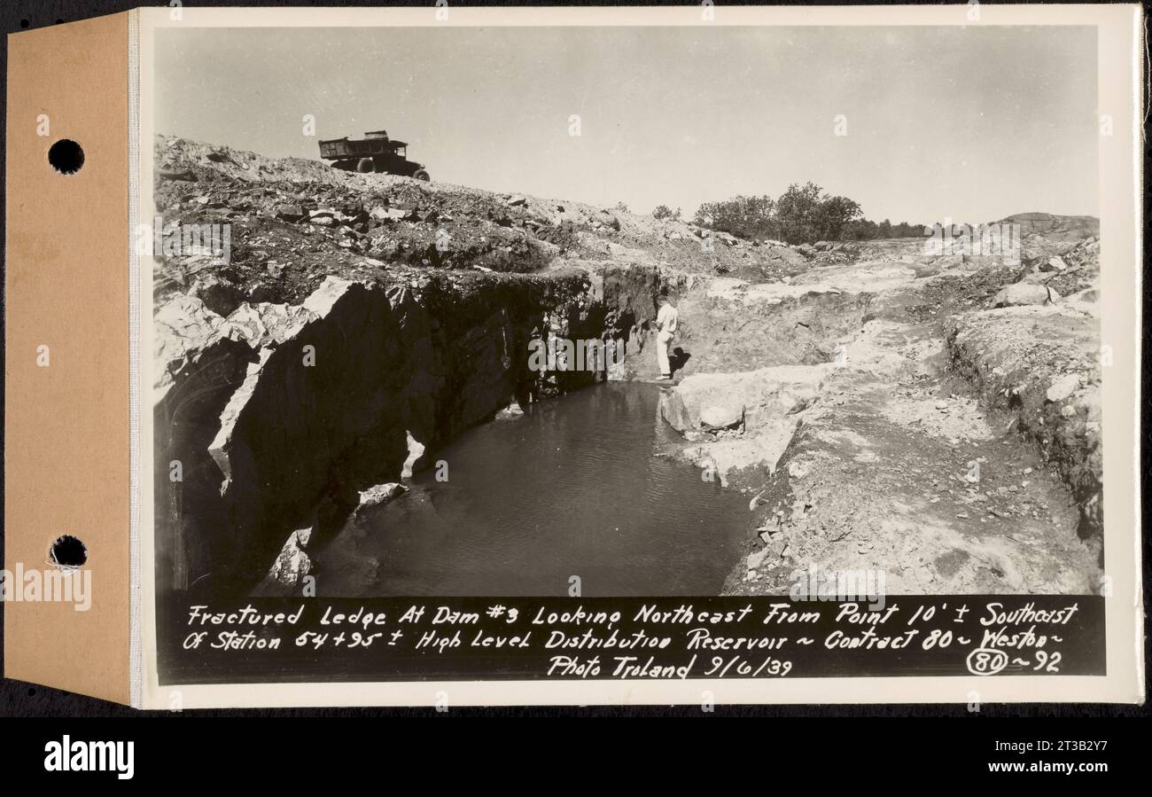 Contract No. 80, High Level Distribution Reservoir, Weston, fractured ...