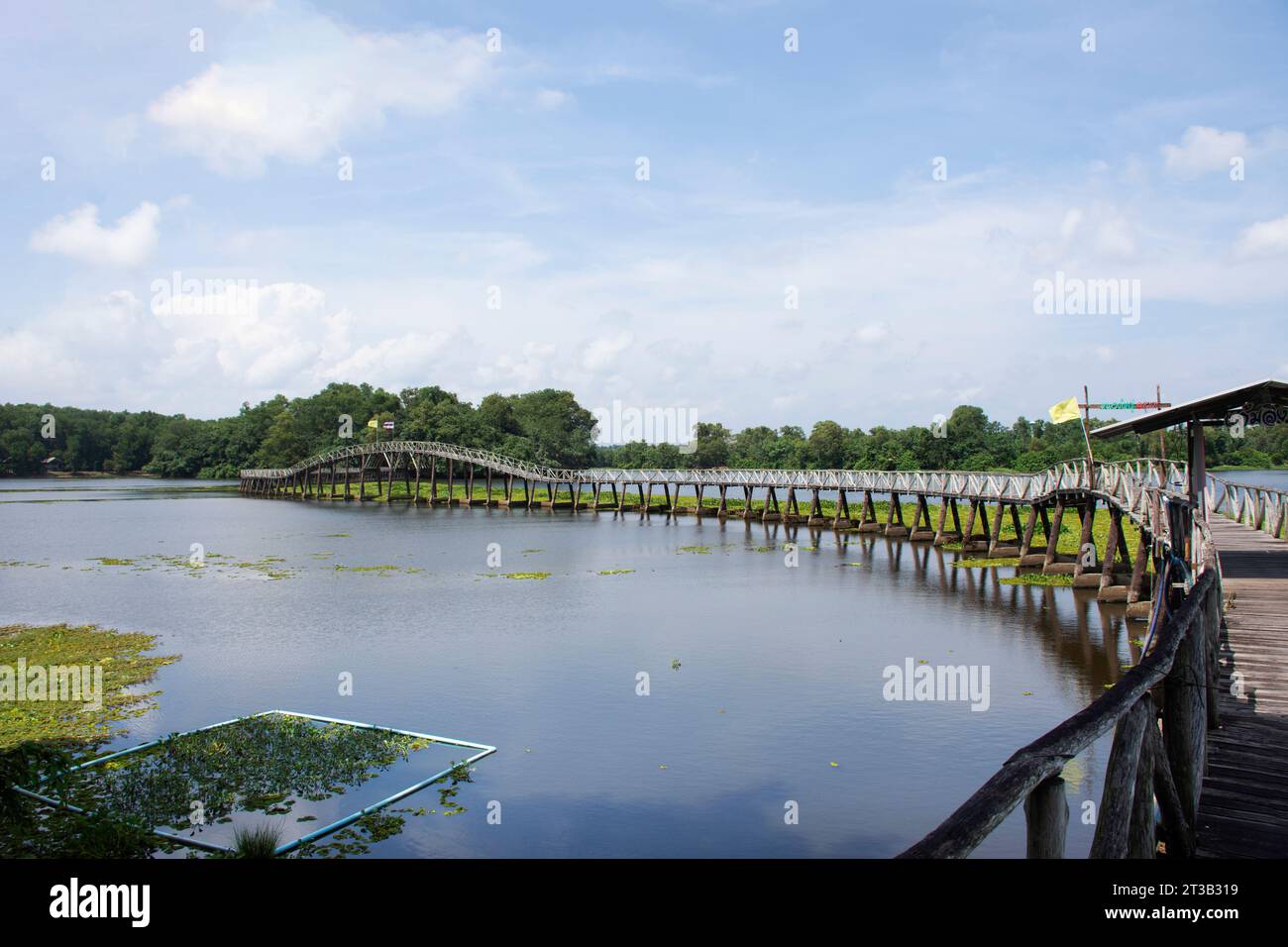 Resak Tembaga Bridge and Ecotourism attraction in Nong Yai Royal ...