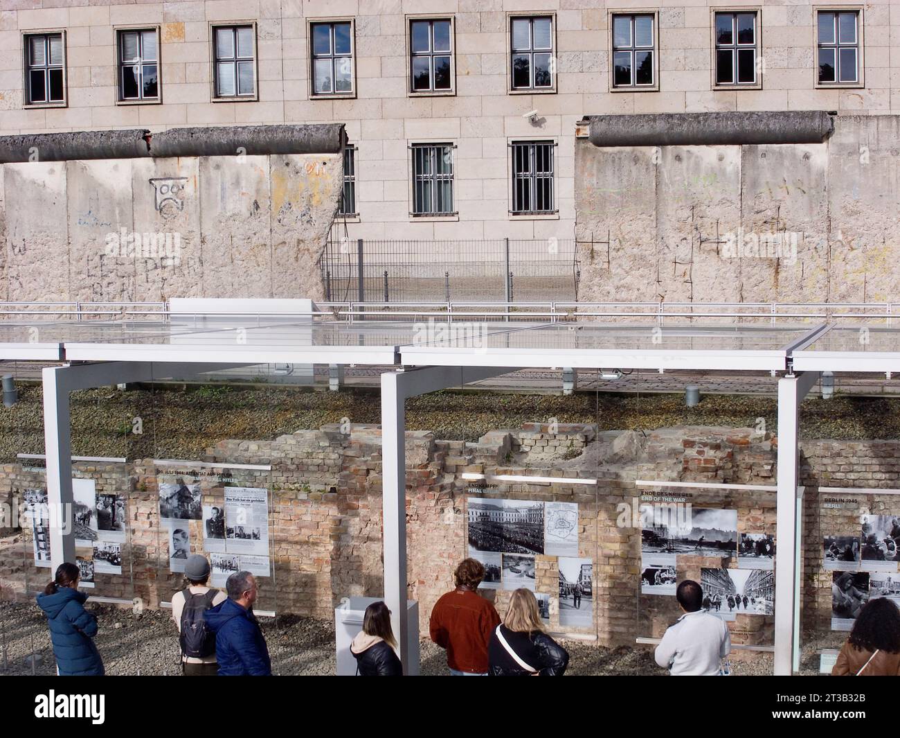 Germany, Berlin, Niederkirchnerstrasse, Topography of Terror, Modern ...