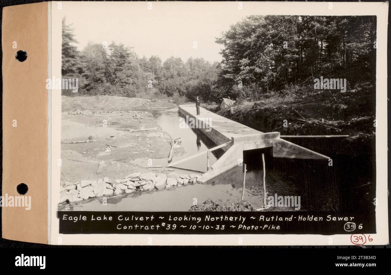 Contract No. 39, Trunk Line Sewer, Rutland, Holden, Eagle Lake culvert ...