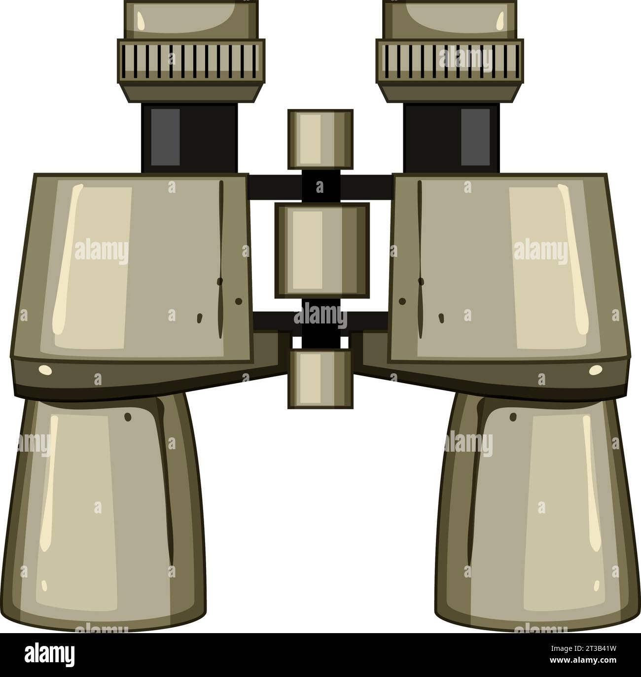 binoculars binoculars cartoon vector illustration Stock Vector Image ...